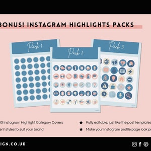 365 Editable Social Media Post Templates - Etsy