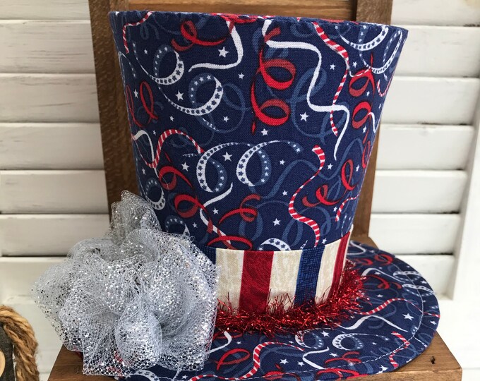 Uncle Sam Hat Tuck Uncle Sam Bowl Filler Patriotic Decor - Etsy