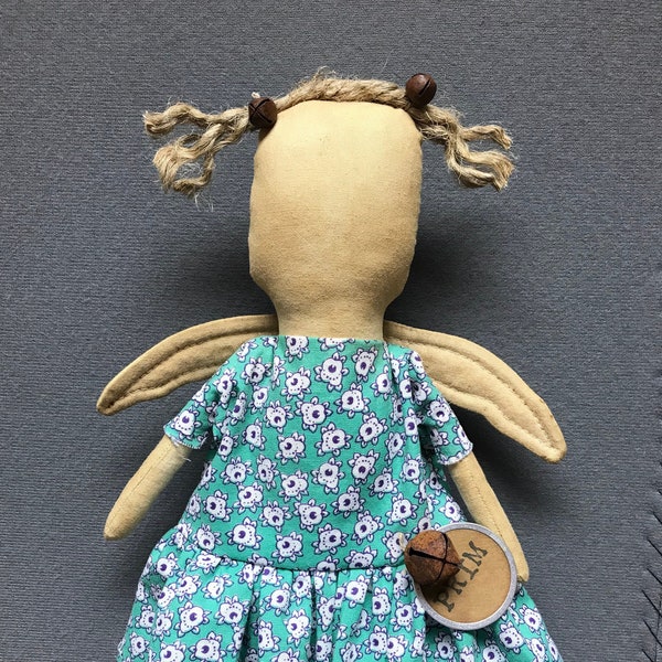 Primitive Angel Doll - Etsy