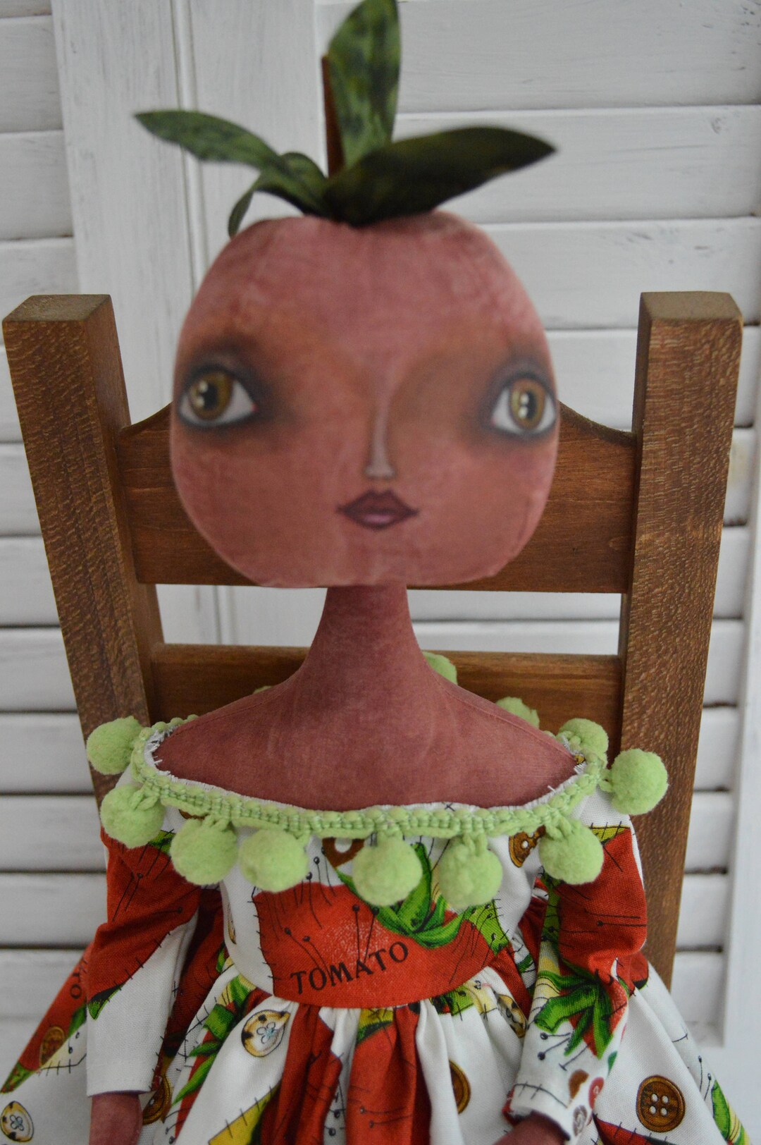 Primitive Tomato Doll Epattern, Digital Download - Etsy