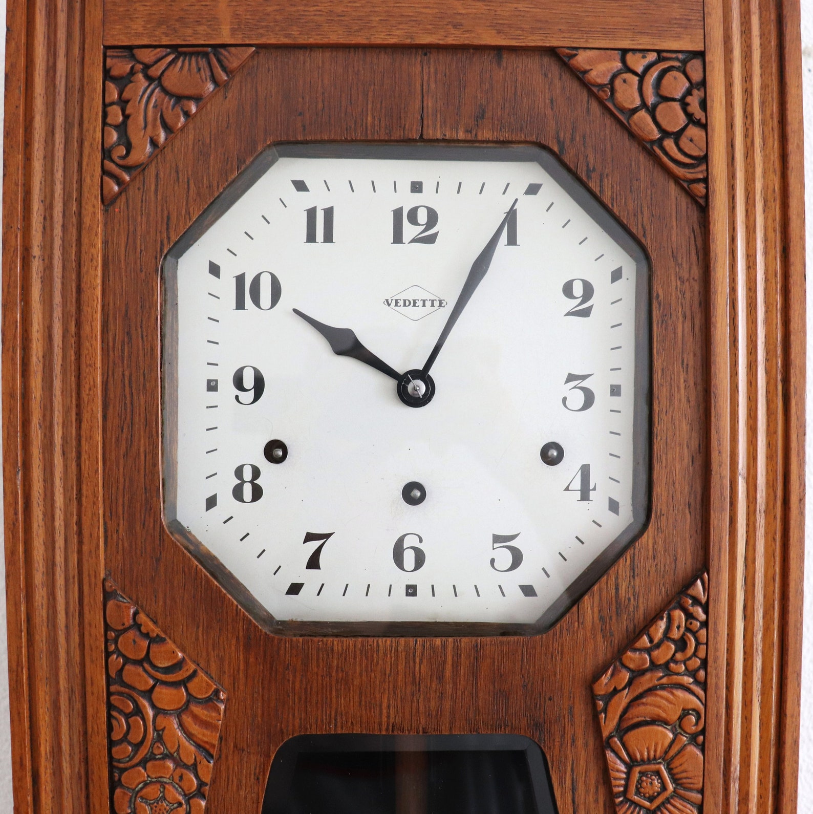 Antique VEDETTE Rare Wall Clock BROTHER JOHN /westminster - Etsy