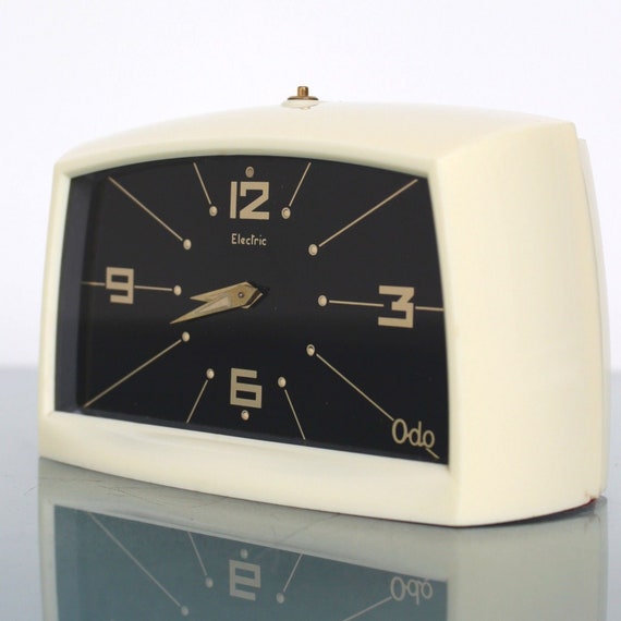 Vintage ODO French CLOCK Mantel Alarm Mid Century Space Age | Etsy