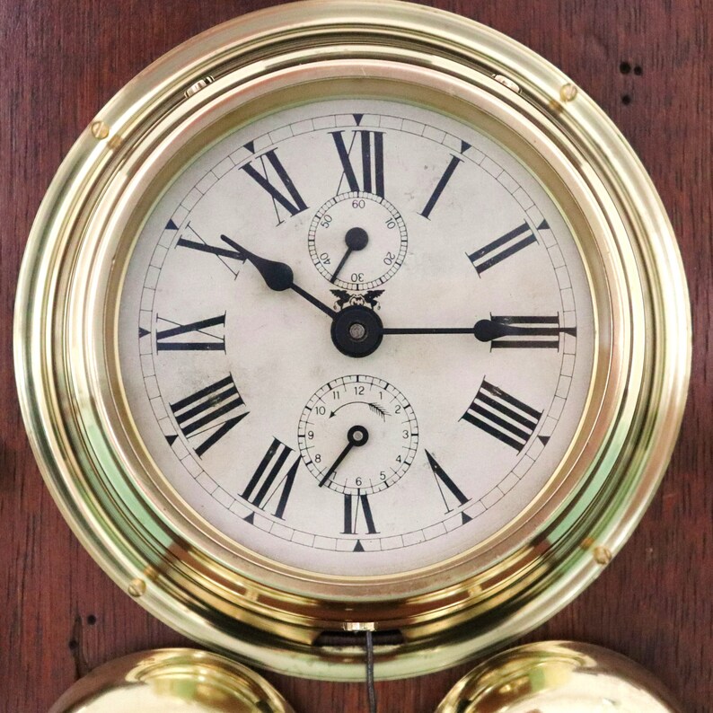 PETER Alarm Mantel TOP Clock Vintage RESTORED Cabinet Large | Etsy