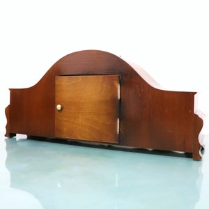 JUBA SCHATZ Mantel Tabletop Clock Vintage High Gloss Wood! 4 Bar Chime ...