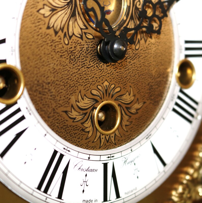 CHRISTIAAN HUYGENS Mantel Clock Console Vintage - Etsy