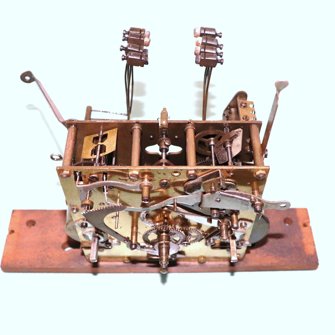 Art Deco Wall Clock Top Clock BELLS Of JURA Westminster Chime | Etsy