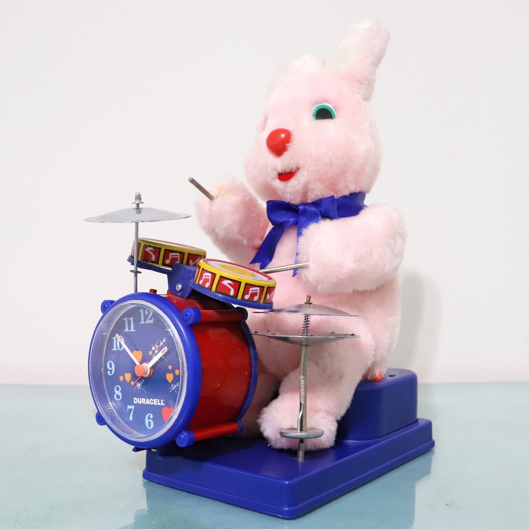 DURACELL Bunny Alarm Mantel Top Clock Vintage DEALERS DISPLAY ...