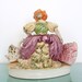 CAPODIMONTE Figurine Large XL Italian Vintage Italy LADY Girl Porcelain ...