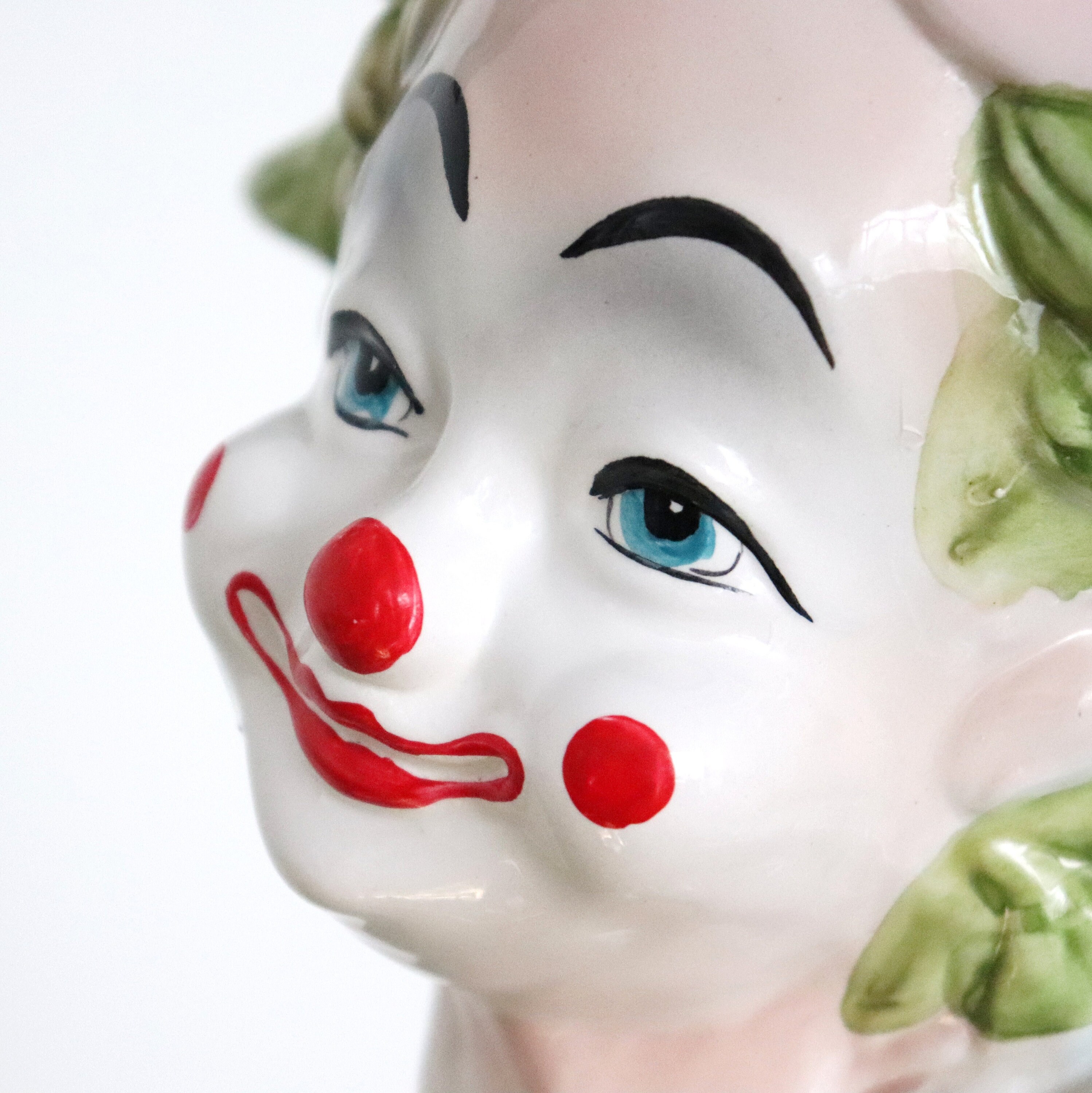 CEVIK Clown CAPODIMONTE HUGE 20 Inch Top Porcelain | Etsy