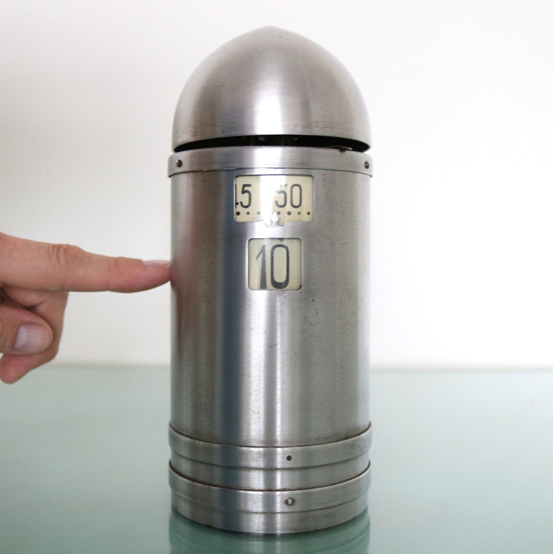 GUSTAV BECKER Alarm Mantel Antique Top! Clock MUSEUM 1915 Ww1 Bauhaus ...