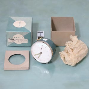 KIENZLE Alarm Mantel Clock MINT Vintage New Old Stock! Superb Condition ...
