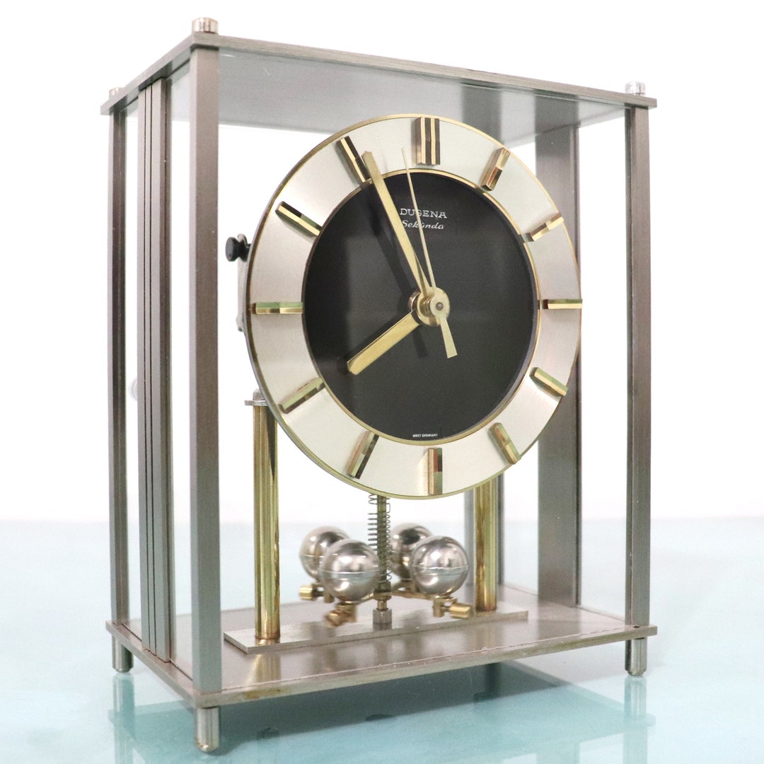 DUGENA Vintage ANNIVERSARY Mantel Clock Fully MECHANICAL! Movement ...