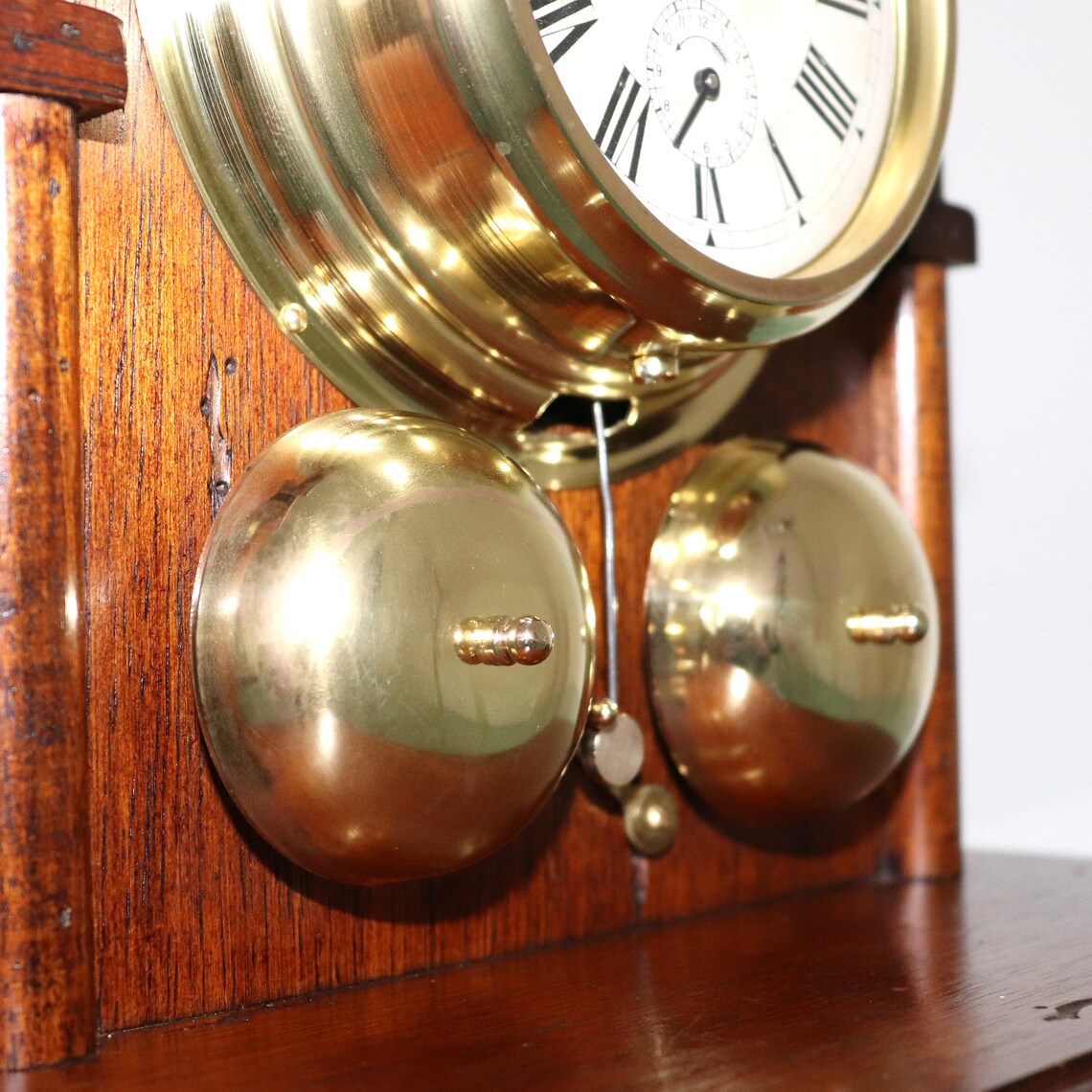 PETER Alarm Mantel TOP Clock Vintage RESTORED Cabinet Large | Etsy