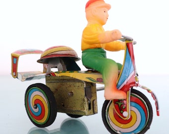 Wind up Tricycle Toy - Etsy