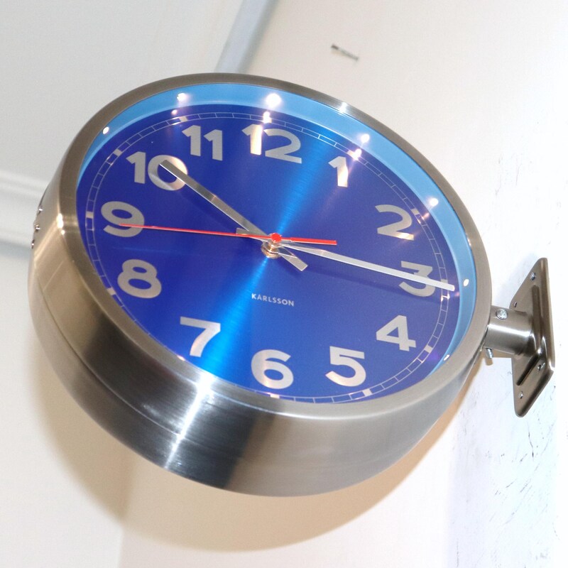 Double Sided Clock - Etsy