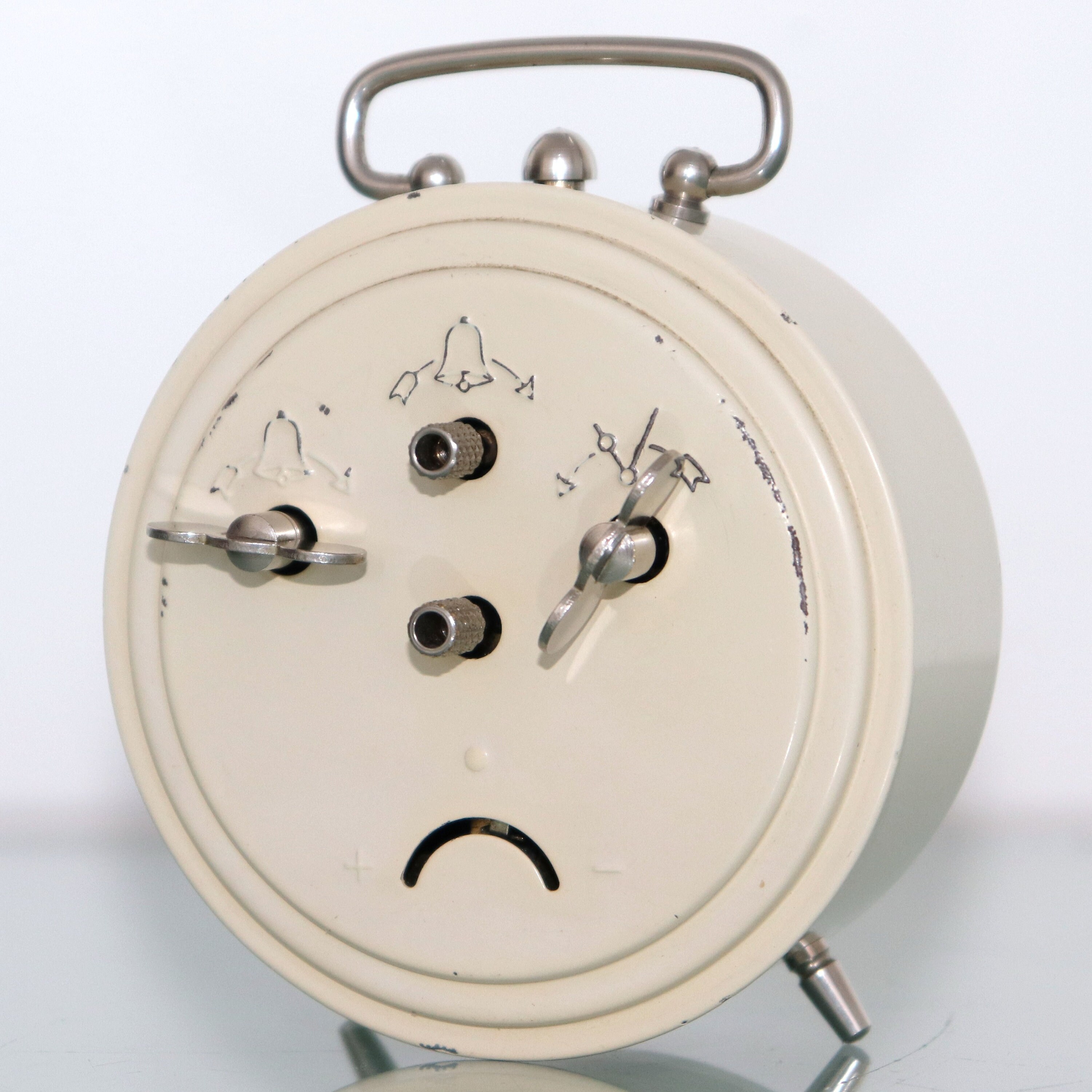 PETER Alarm Mantel Clock Vintage 1960s Full Metal Case | Etsy