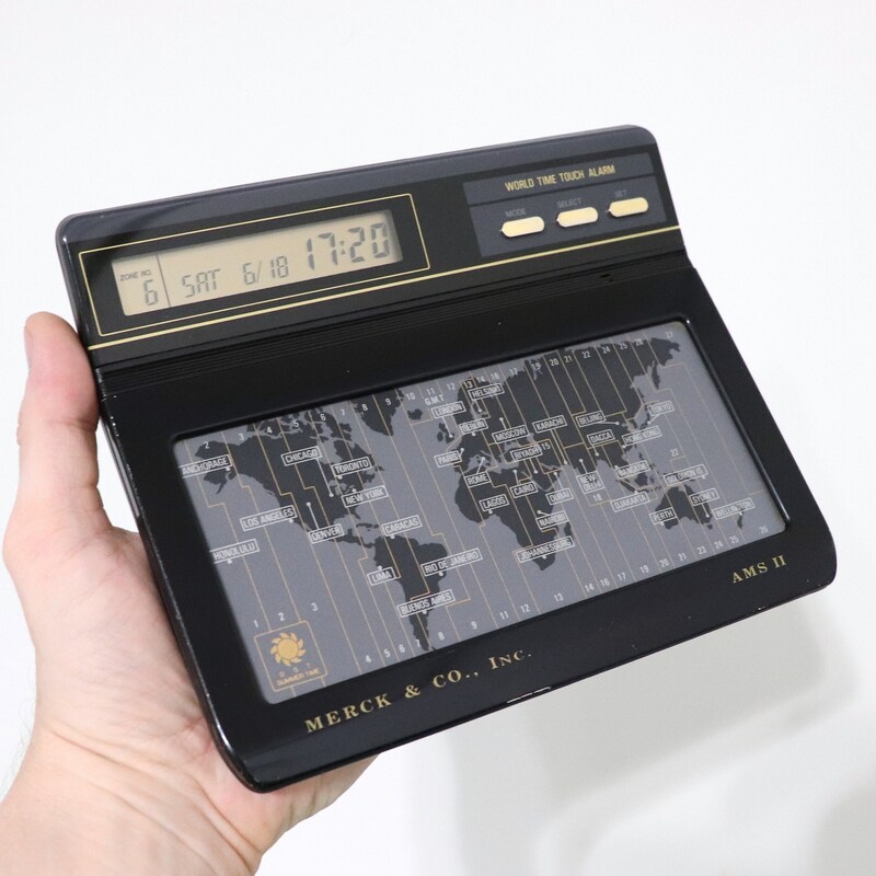 Dual Time Zone Clock - Etsy