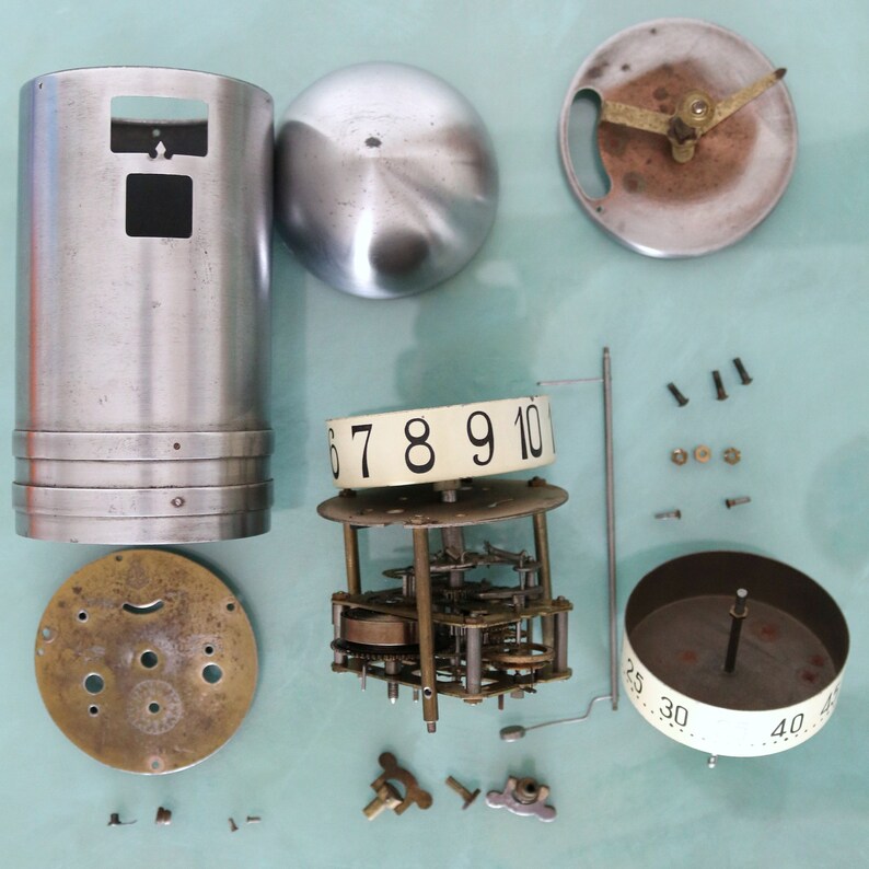 GUSTAV BECKER Alarm Mantel Antique Top Clock MUSEUM 1915 Ww1 | Etsy