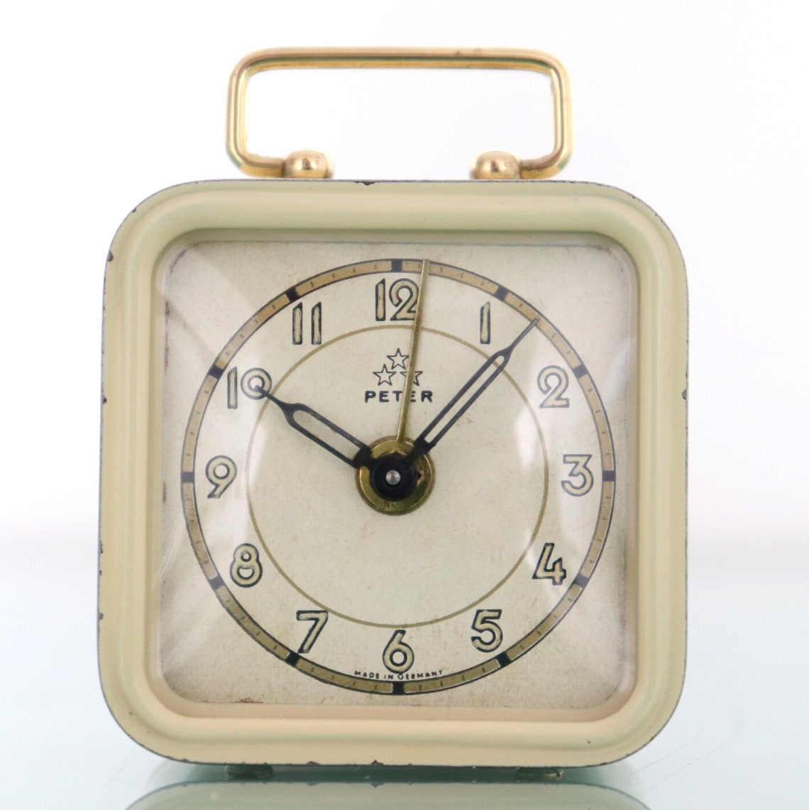 PETER Alarm Mantel Clock MINI BABY Vintage 1950s Restored & - Etsy