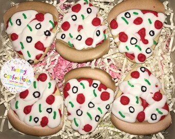 Pizza cookies | Etsy