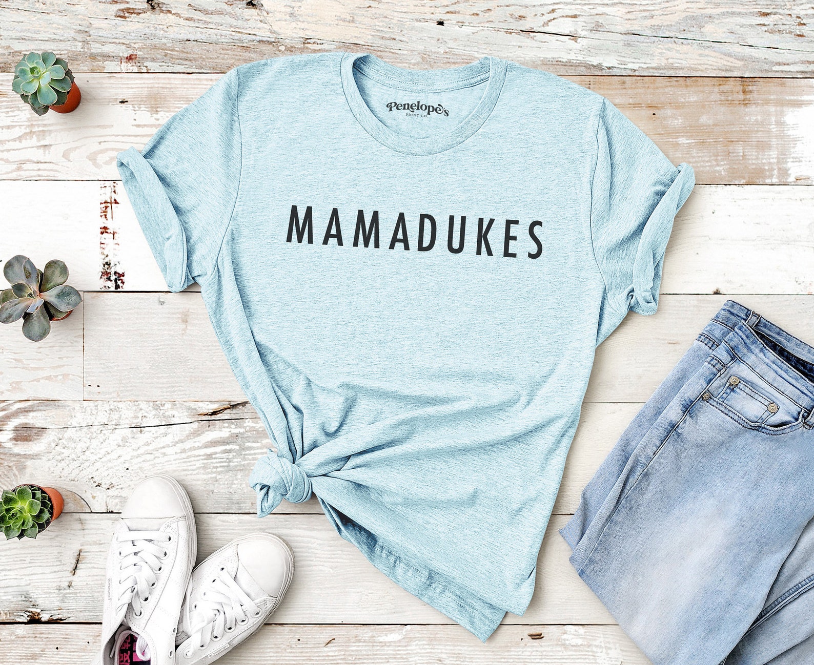 MAMA DUKES Screen Printed Graphic Tee Mom Life T-Shirts | Etsy