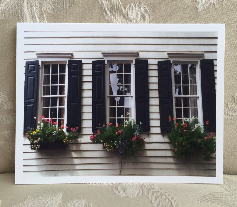 Lowcountrynotecards Window Boxes of Charleston#1 Spring Flowers - Etsy