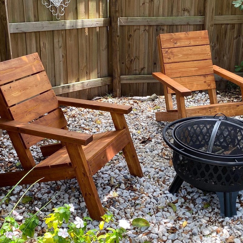 Modern Chair Wood Plans - Etsy