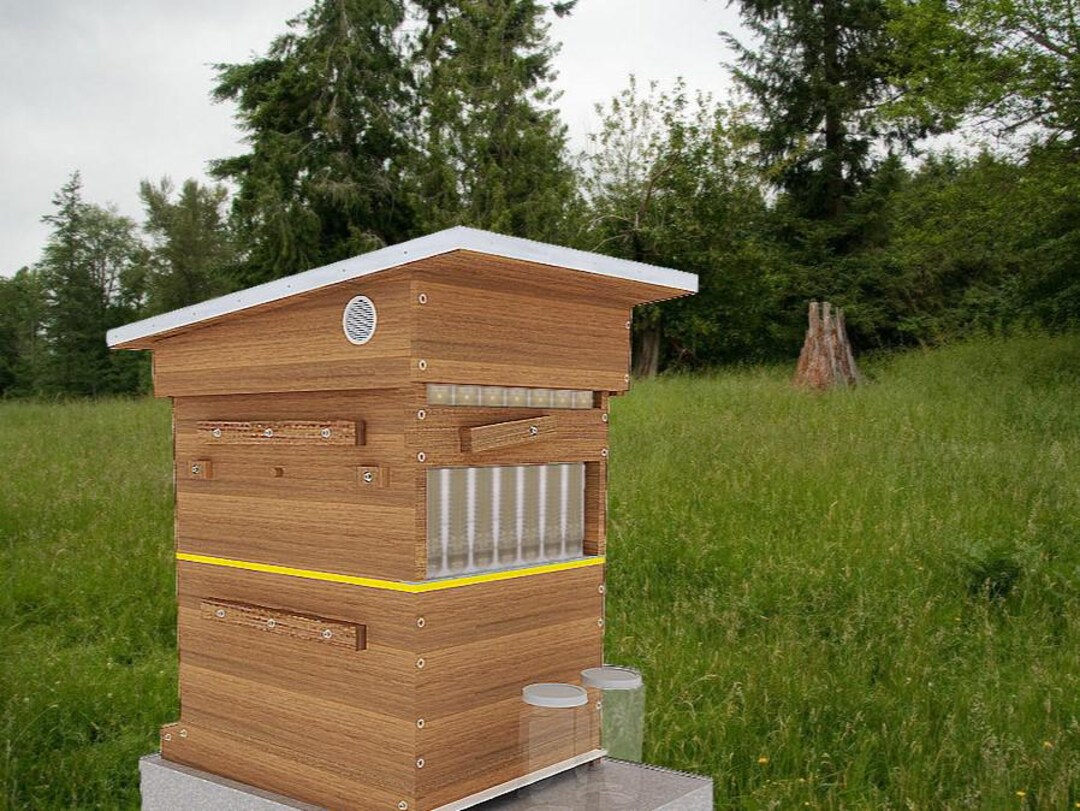 DIY Flowing Beehive Box Plans - Langstroth 10-frame - Beekeeping DIY Hive Box Instruction Manual ...