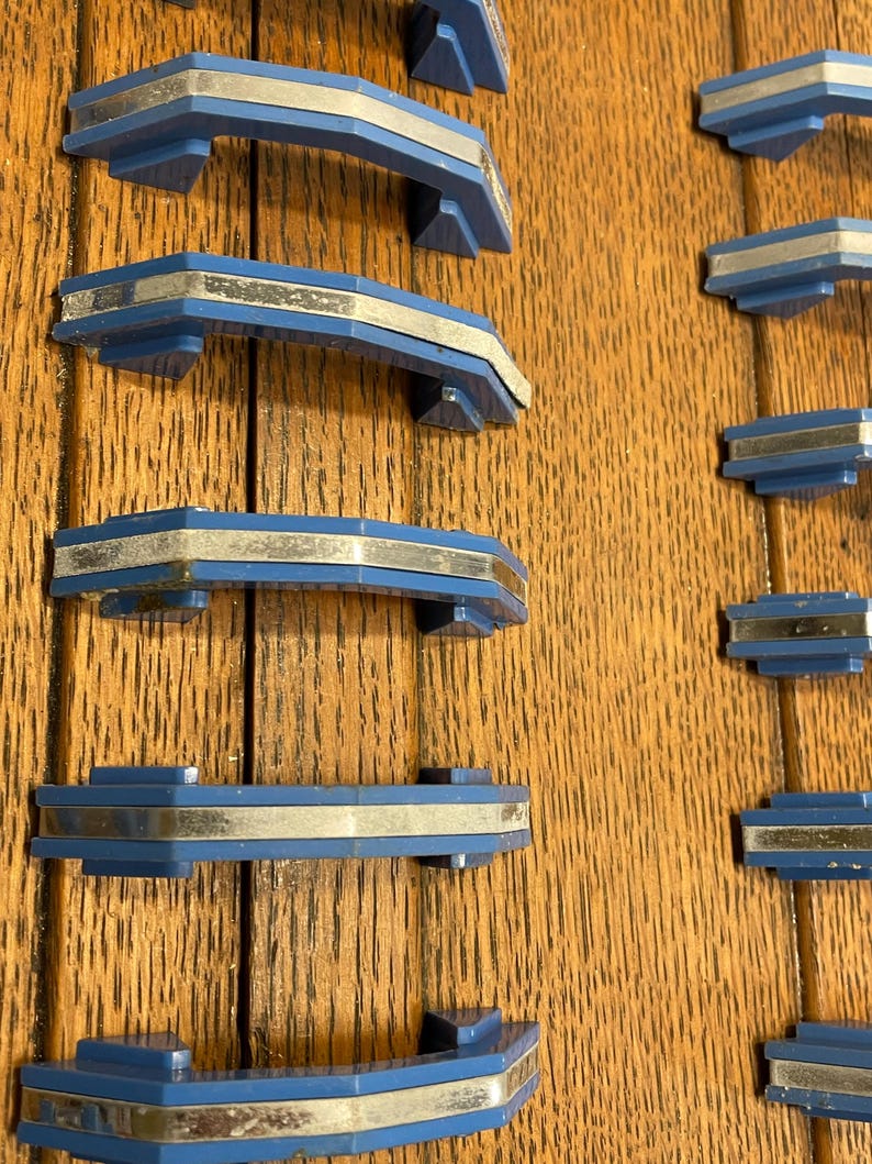 Blue Plastic Hollymade Cabinet Handles, Selling Individually, 28 ...