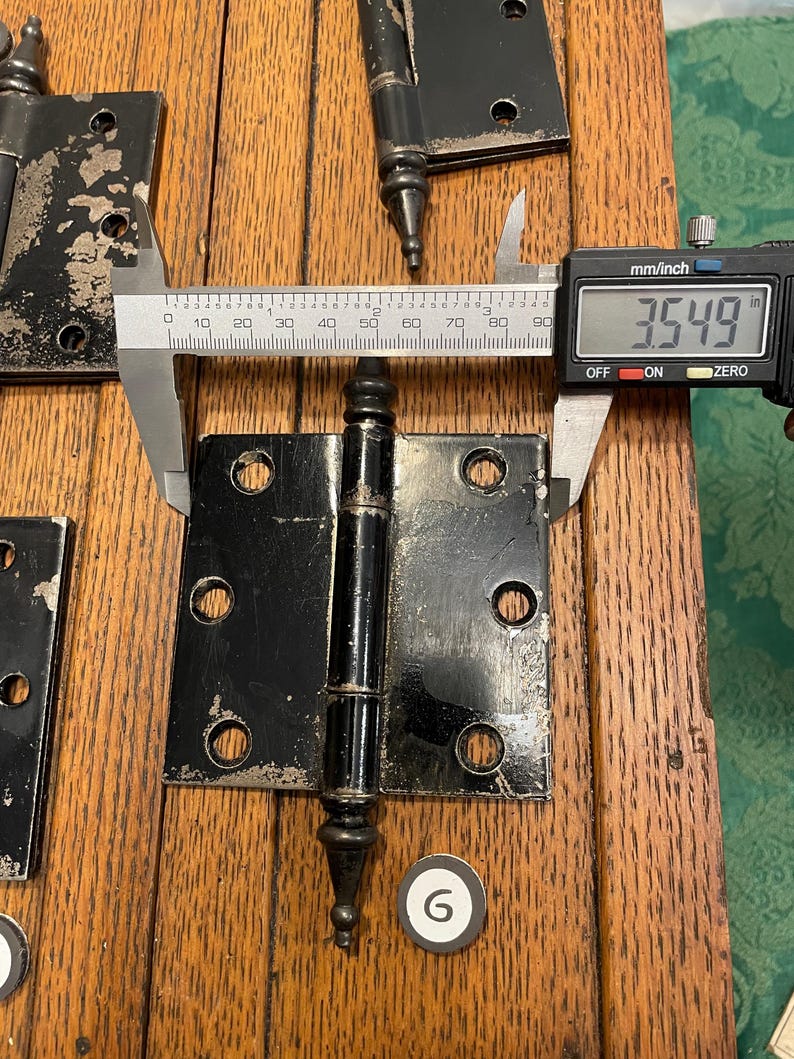 Steeple-top Victorian Door Hinges 3-1/2" Cast Iron, 1 Available - Etsy