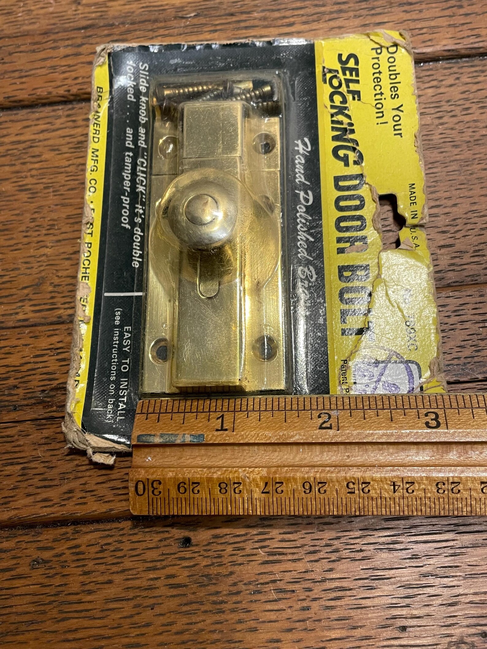 Brass Surface-mount Slide Bolt, Vintage, Unopened Package - Etsy