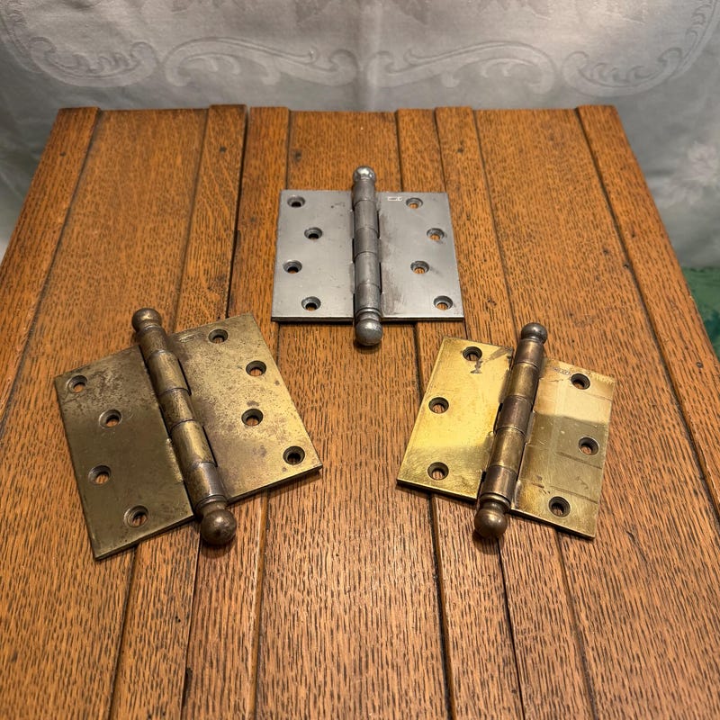 Stanley Brass Door Hinges - Etsy
