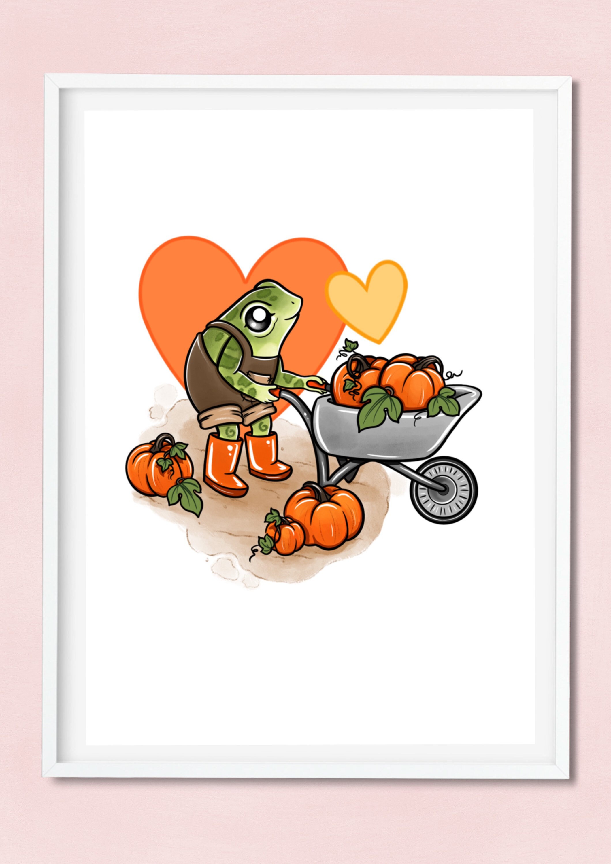 high quality A4 print Pumpkin picker print Prints Art & Collectibles ...