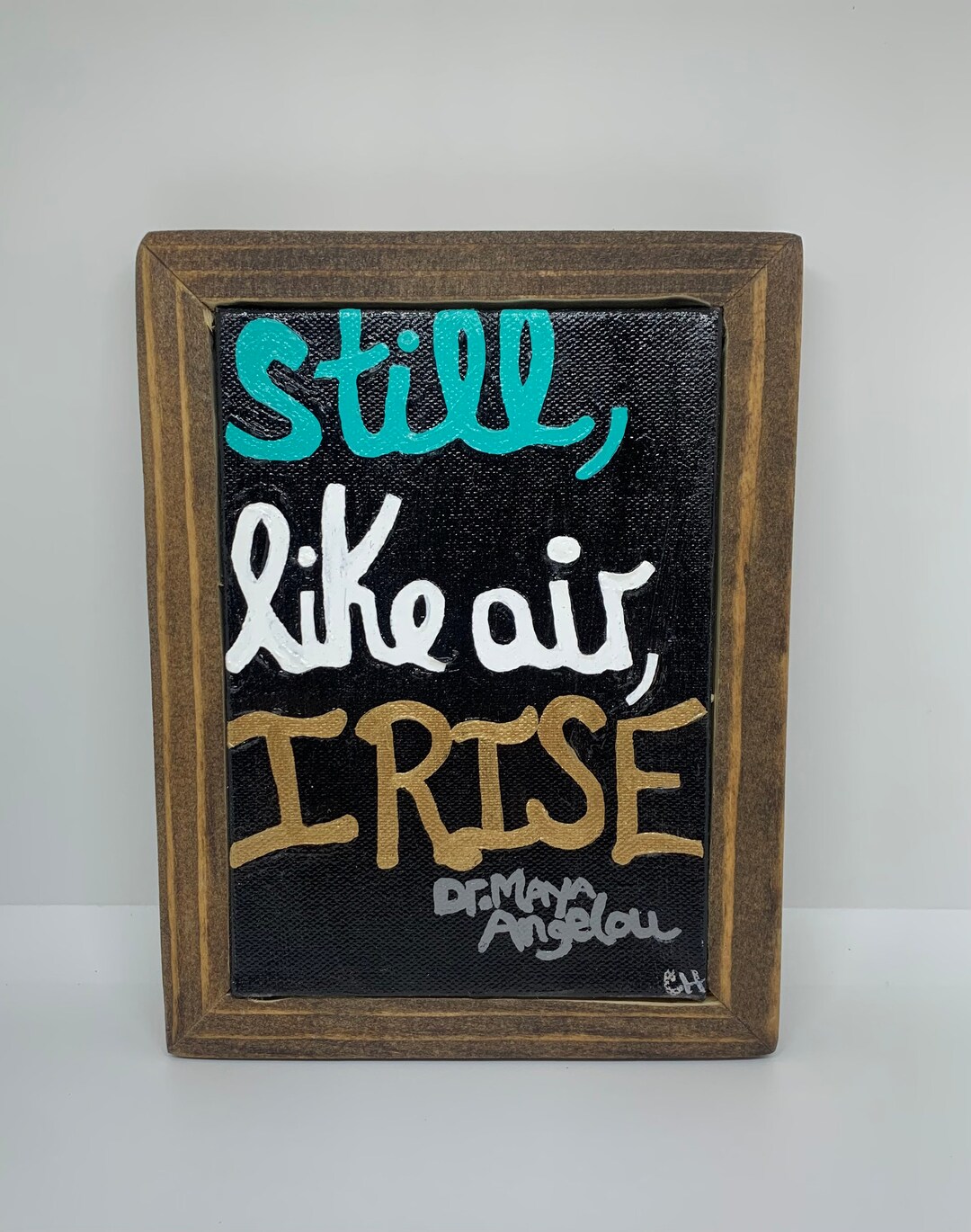 Framed, Dr. Maya Angelou, Quotes, Empowering, Women, Bold, 5x7, Art by ...