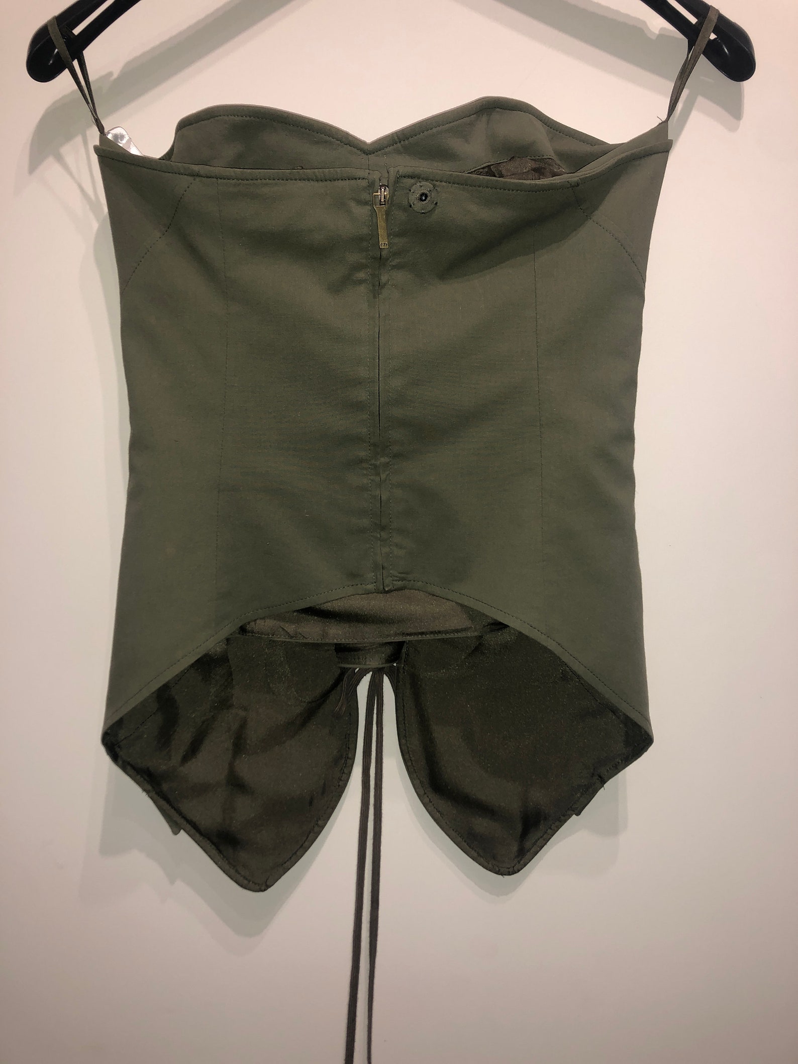 CHRISTIAN DIOR Boutique by John Galliano 2003 Embellished Corseted Top ...