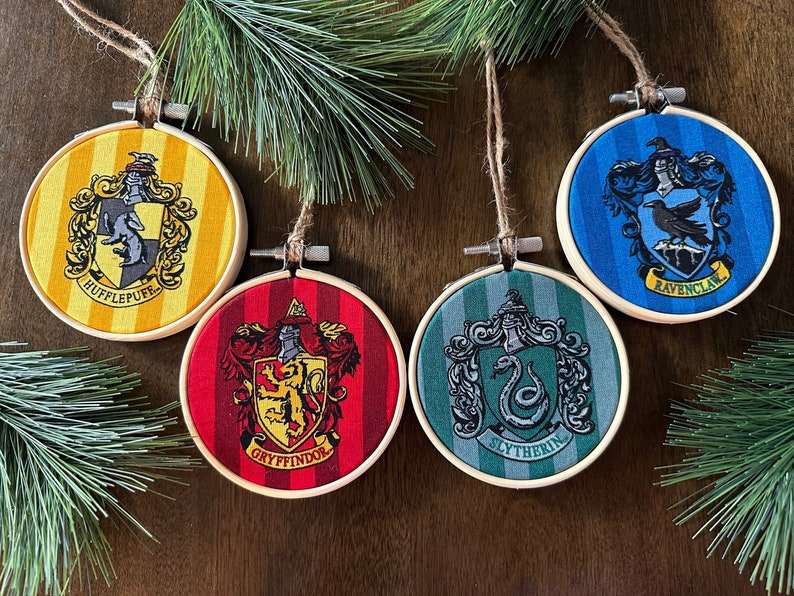Harry Potter Ornaments 3 Inch Hoop - Etsy