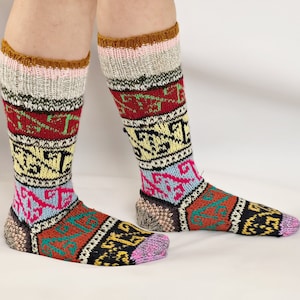Turkish Socks Traditional Tribal Ethnic Anatolian Authentic Winter Warm ...