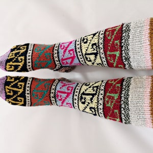 Turkish Socks Traditional Tribal Ethnic Anatolian Authentic Winter Warm ...