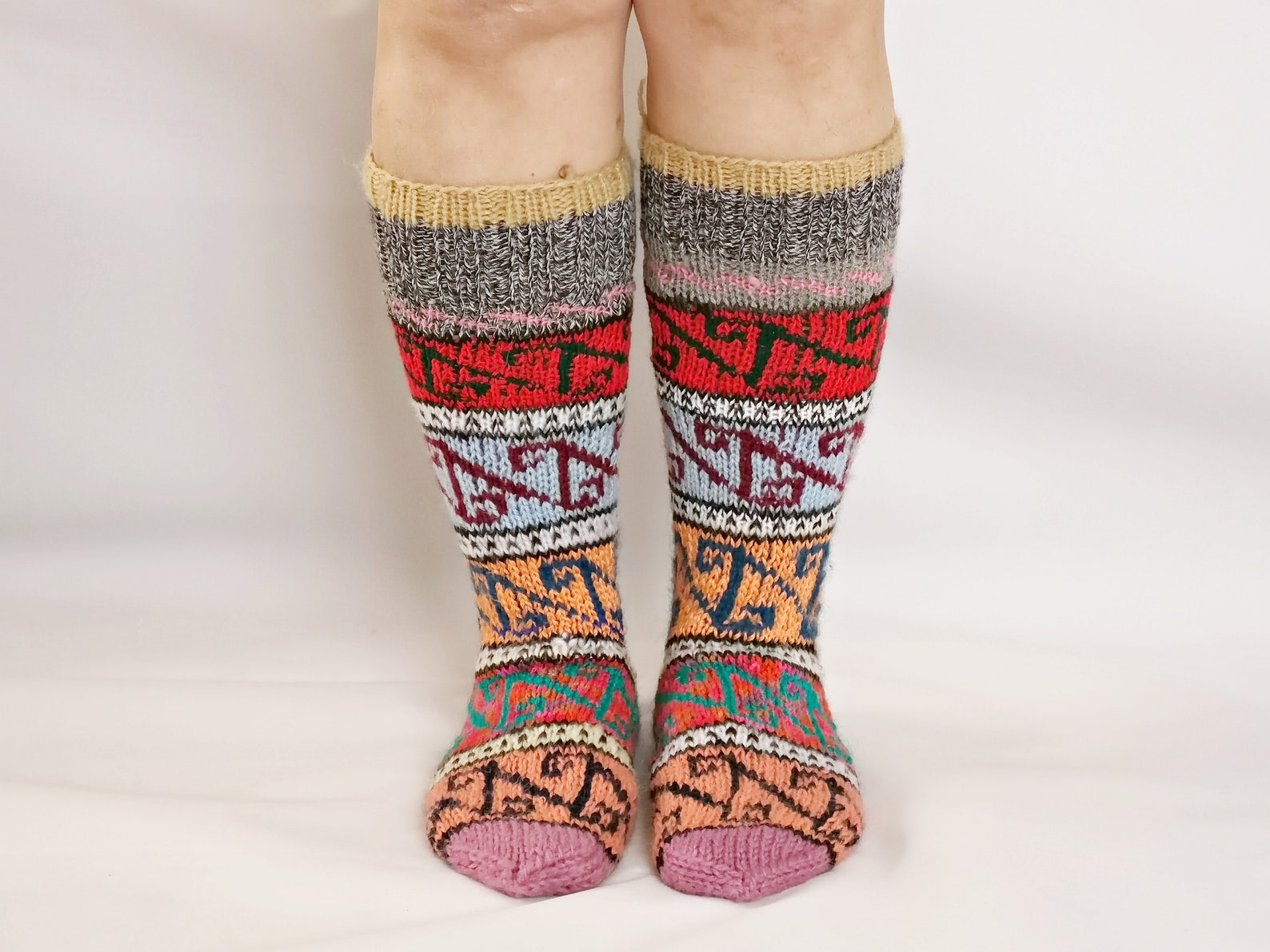 Turkish Socks Traditional Tribal Ethnic Anatolian Authentic - Etsy