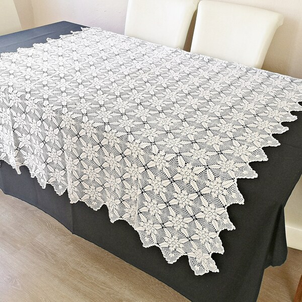 Crochet Table Cover - Etsy