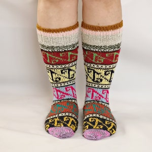 Turkish Socks Traditional Tribal Ethnic Anatolian Authentic Winter Warm ...