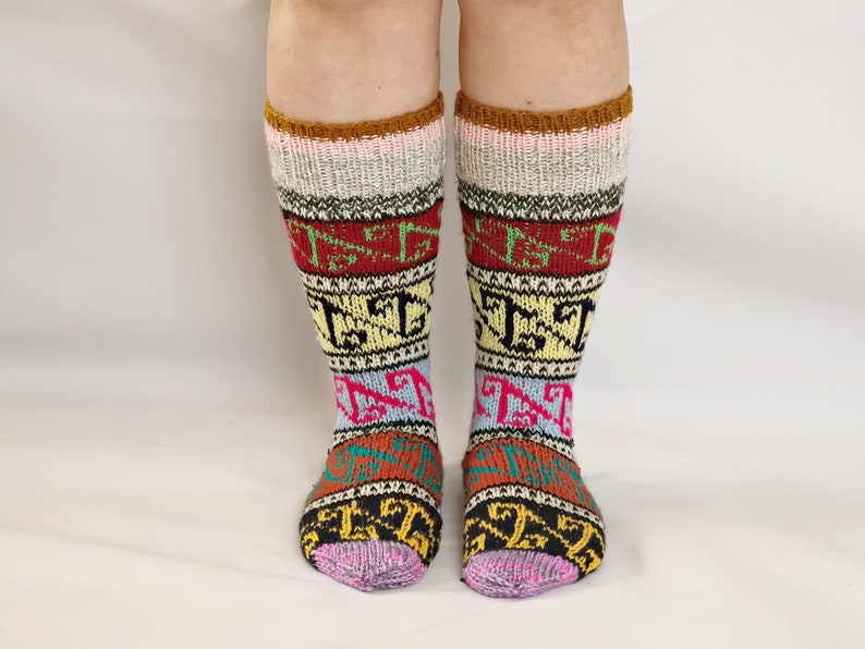 Turkish Socks Traditional Tribal Ethnic Anatolian Authentic Winter Warm ...