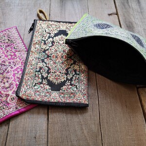 SET OF 3 / 10x15cm Original Turkish Coin Purse Kilim Rug Bag Carpet ...