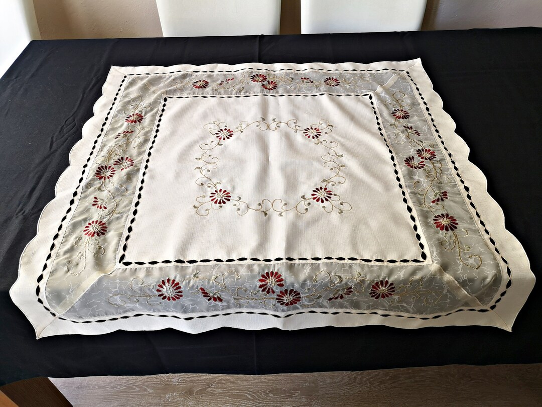 Embroidery Tablecloth Turkish Table Cloth Cover Home House Decor Fresco ...