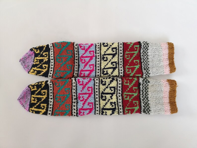 Turkish Socks Traditional Tribal Ethnic Anatolian Authentic Winter Warm ...