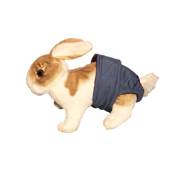 Baby Blue Washable Bunny Diaper Rabbit Diaper | Etsy