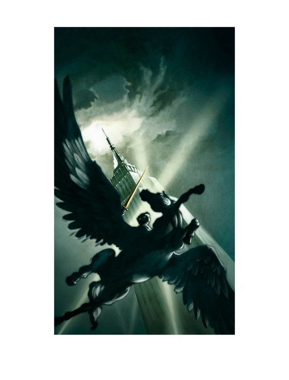 Percy Jackson Signed Print: the Last Olympian | Etsy