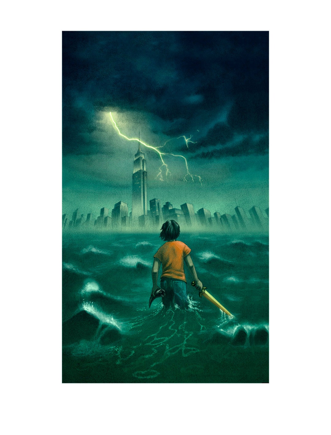 Percy Jackson Signed Print: the Lightning Thief - Etsy