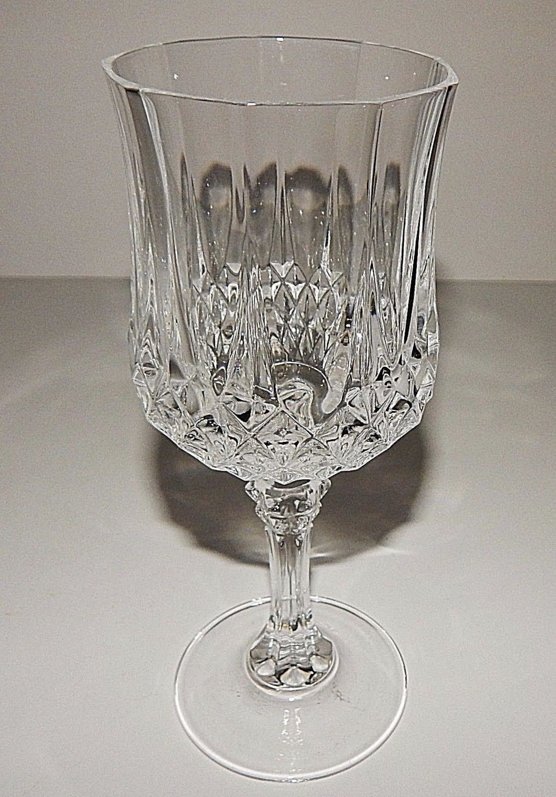 4 Longchamp Fine Crystal Glasses Cristal D'arques Stemware - Etsy