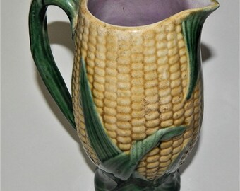 Antique Corn Pitcher - Etsy
